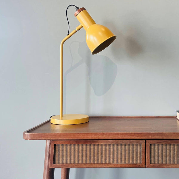 Lisa Study Table Lamp Mustard — IKIRU