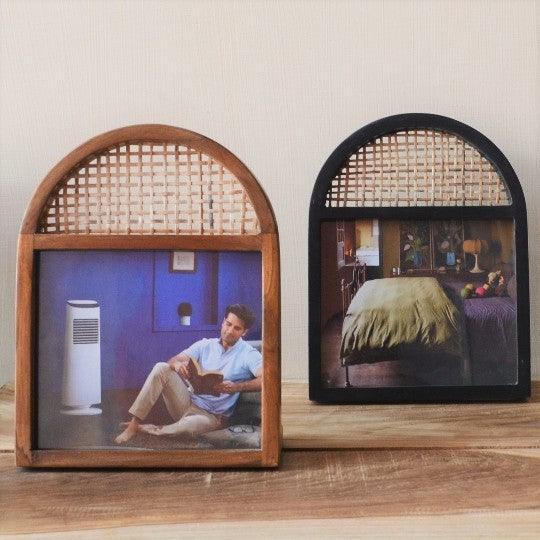 Salia Cane Photo Frame | Bold & Classic Home Decor By Opaque Studio — IKIRU