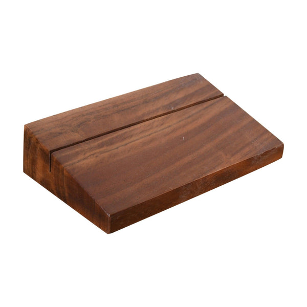 Tapered Card Holder | Acacia Wood – IKIRU