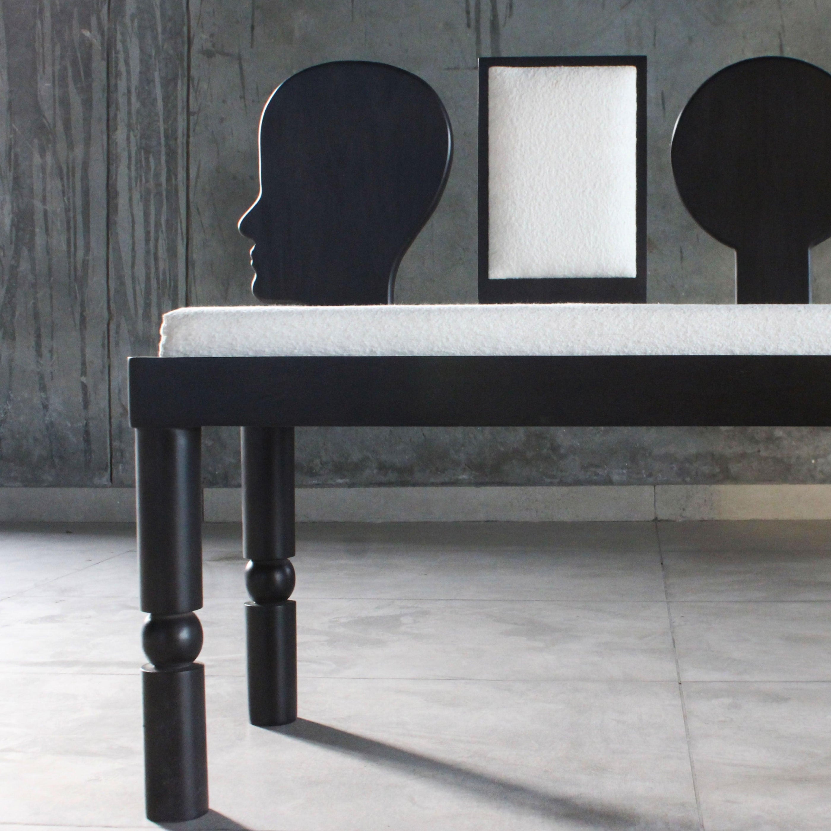 Talking Bench Furniture for Living Room | Wooden Seating Seat - IKIRU