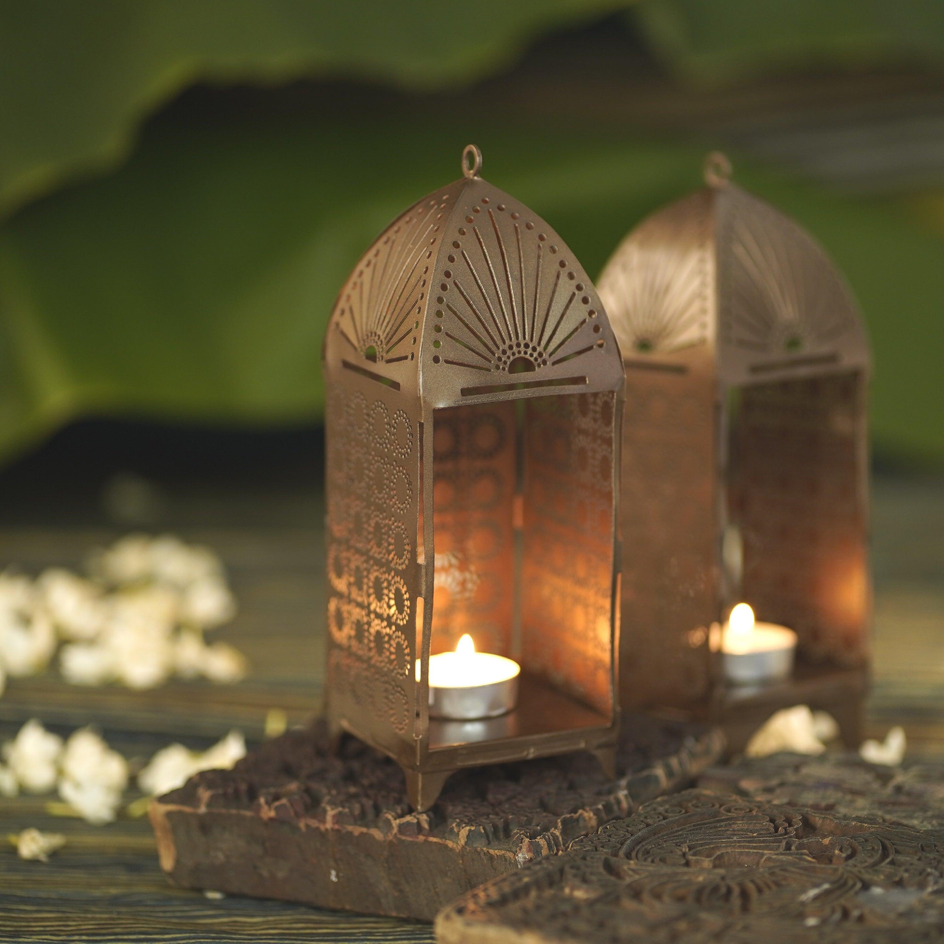 Mandir Table T Light Set of 2 & Pooja Essentials Lamps - Ikiru – IKIRU