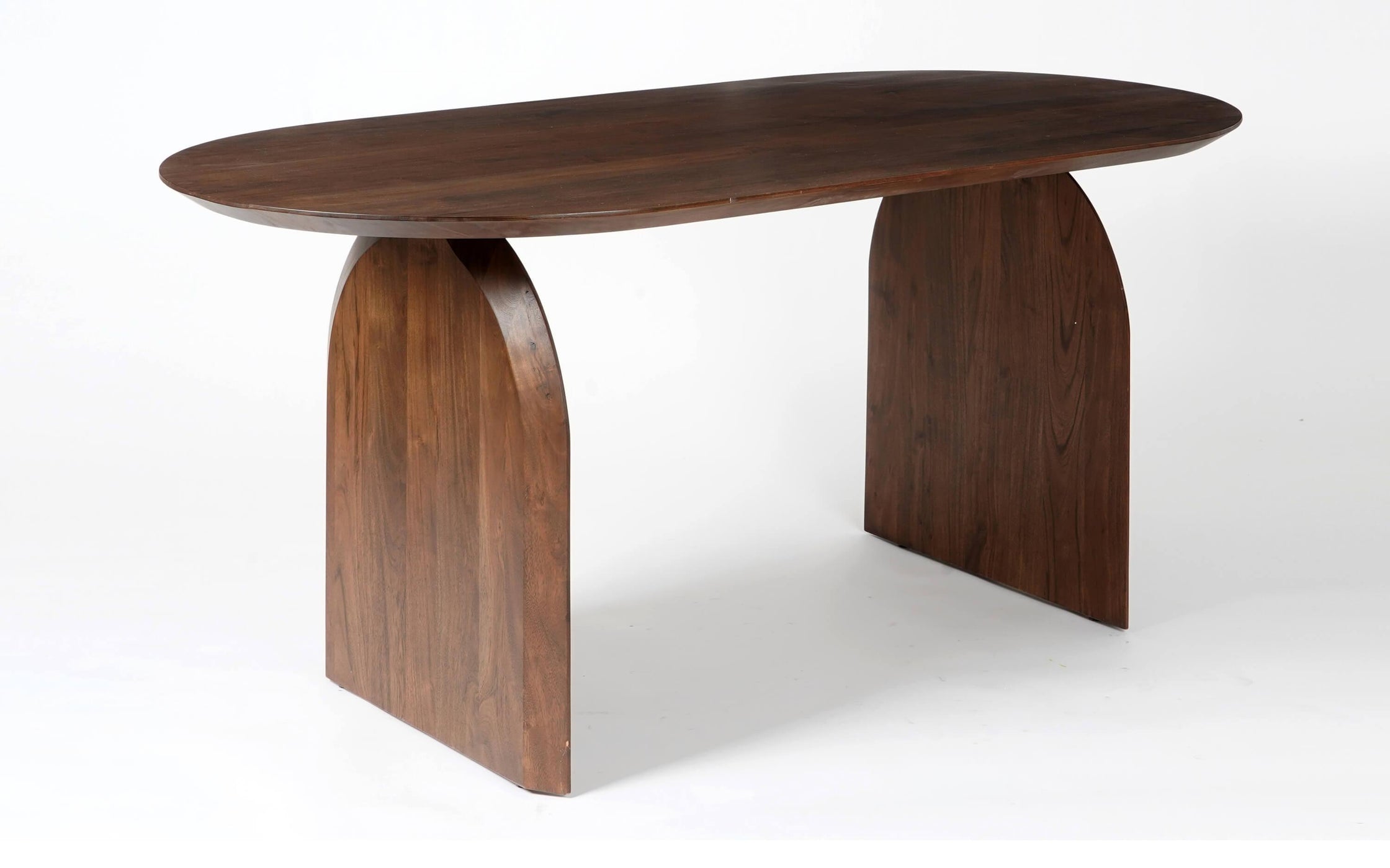 6 Seater Modern Designed Wooden Dining Table | Oval Shape Table For ...