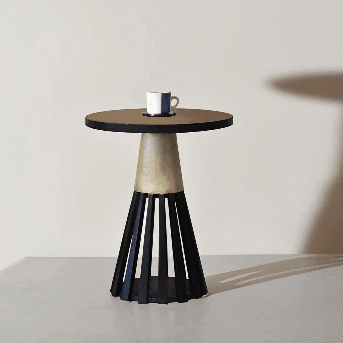 Lecia Round Side Table - IKIRU