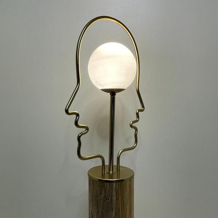 Anatomy Face Lamp For Table | Standing Floor Lampshade - IKIRU