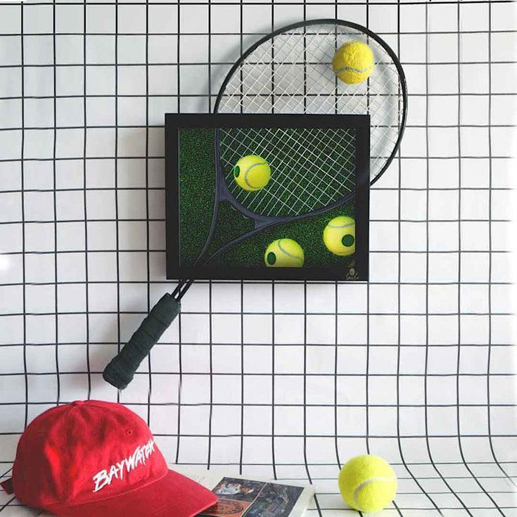 Wimbledon Tennis Wall Art For Living Room | Hanging Wall Decor - IKIRU