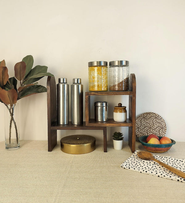 Helene Wooden Kitchen Stand | Wooden Rack for Kitchen Storage | Kitche ...