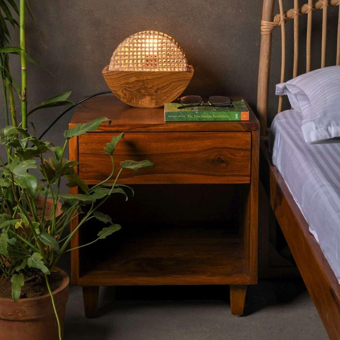 Mezoma Sheesham Bedside Table — IKIRU