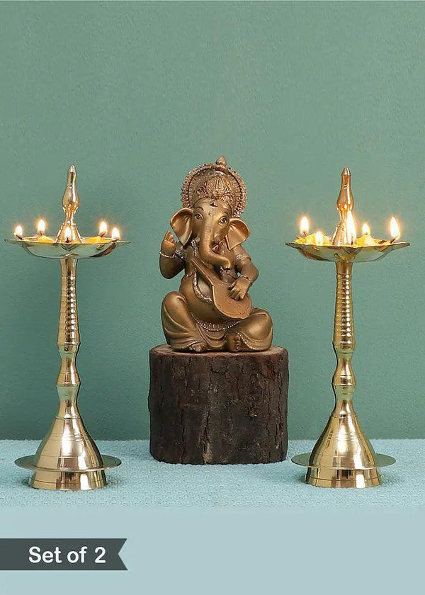Diyo For Puja Brass Deep Fancy Samai From Kerala Varalakshmi Pooja ...